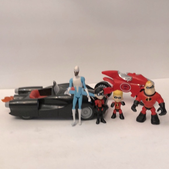 Disney | Toys | Disney Pixar Car Motorcycle Mr Incredible Violet Dash ...